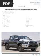 Toyota HiLux KUN25L 4x4 Specs & Details | PDF