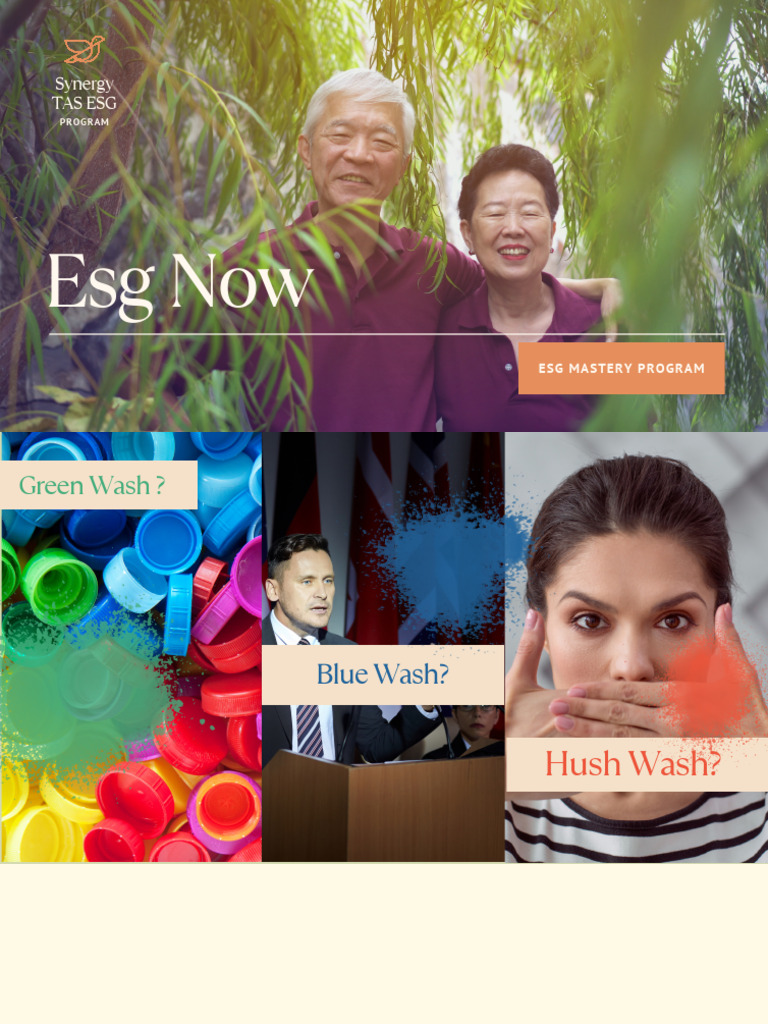 Sustainability Report Website in Teal Seafoam Green Yellow Flat ...