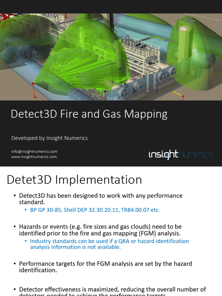 Detect3D For Fire and Gas Mapping Analysis | PDF | Microsoft Excel | Gases