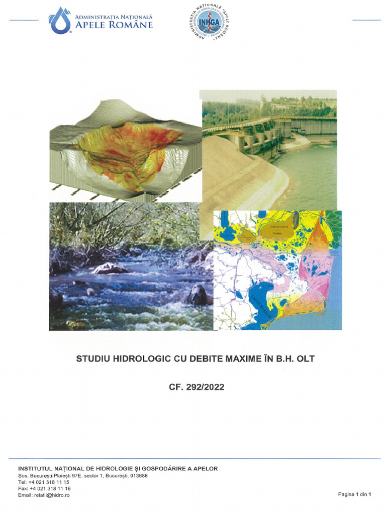 Anexa 2 - Studiu Hidrologic | PDF