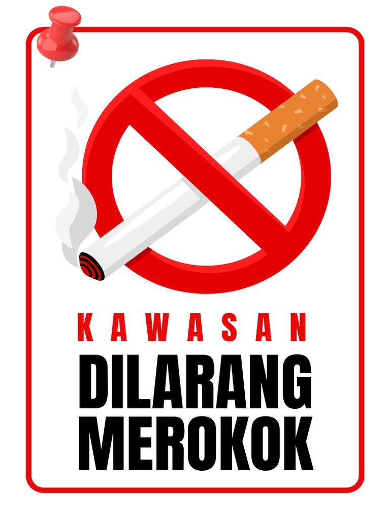 Poster Dilarang Merokok | PDF