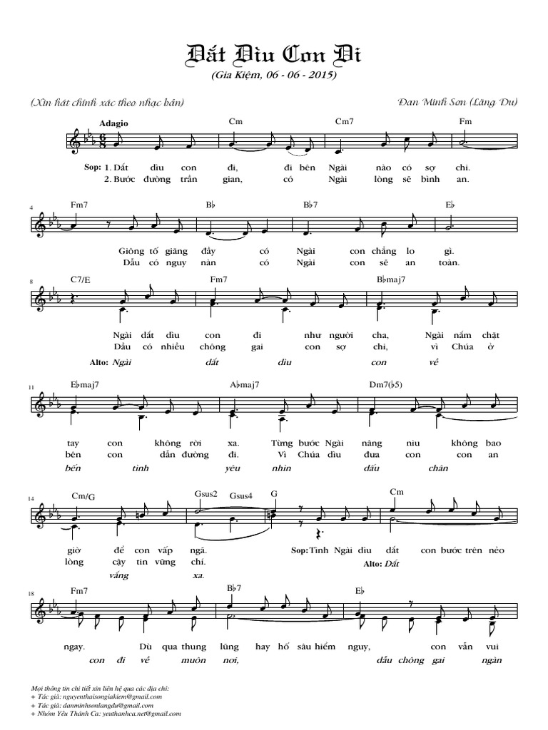 Dắt Dìu Con Đi Sa - Ld | PDF