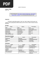 Spanish For Beginners | PDF