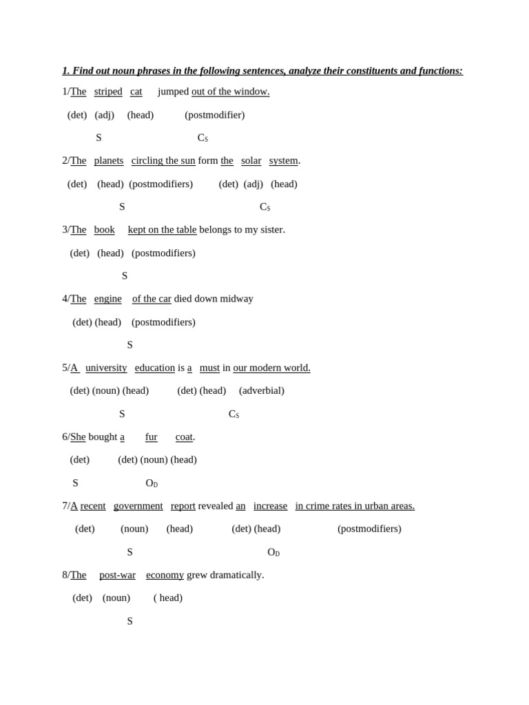 ASSIGNMENT 5 NPTANC 1 | PDF | Phrase | Clause