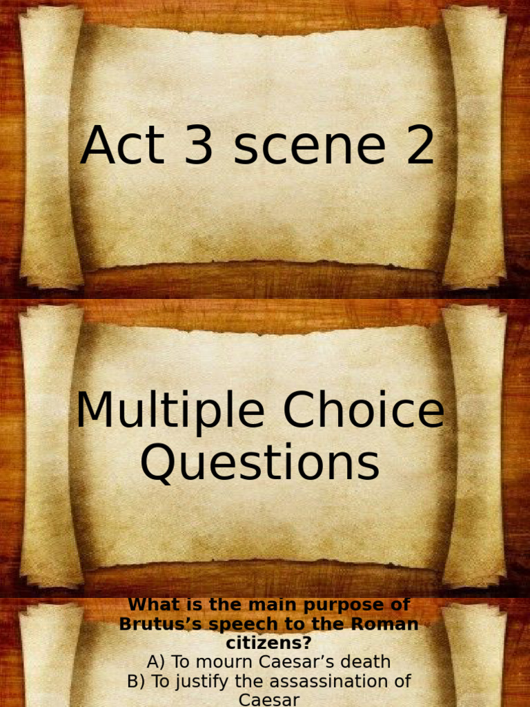 Parth Drama Presentation | PDF | Mark Antony | Julius Caesar