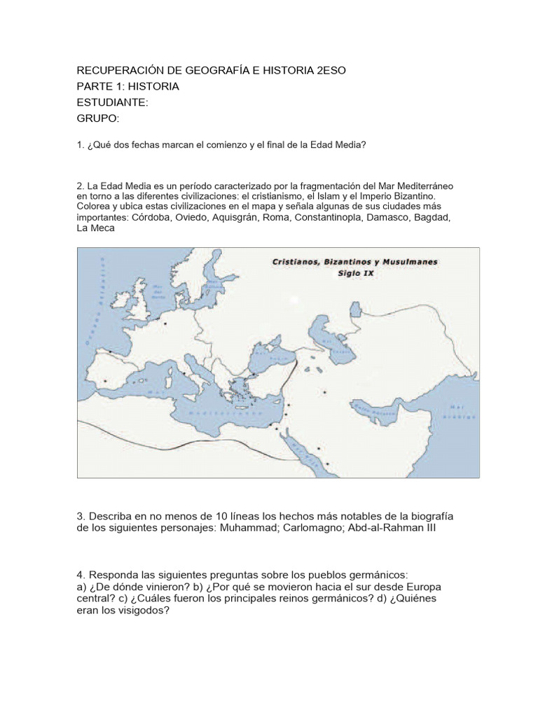 Historia de la Edad Media y Al-Ándalus | PDF | Feudalismo | Edades medias