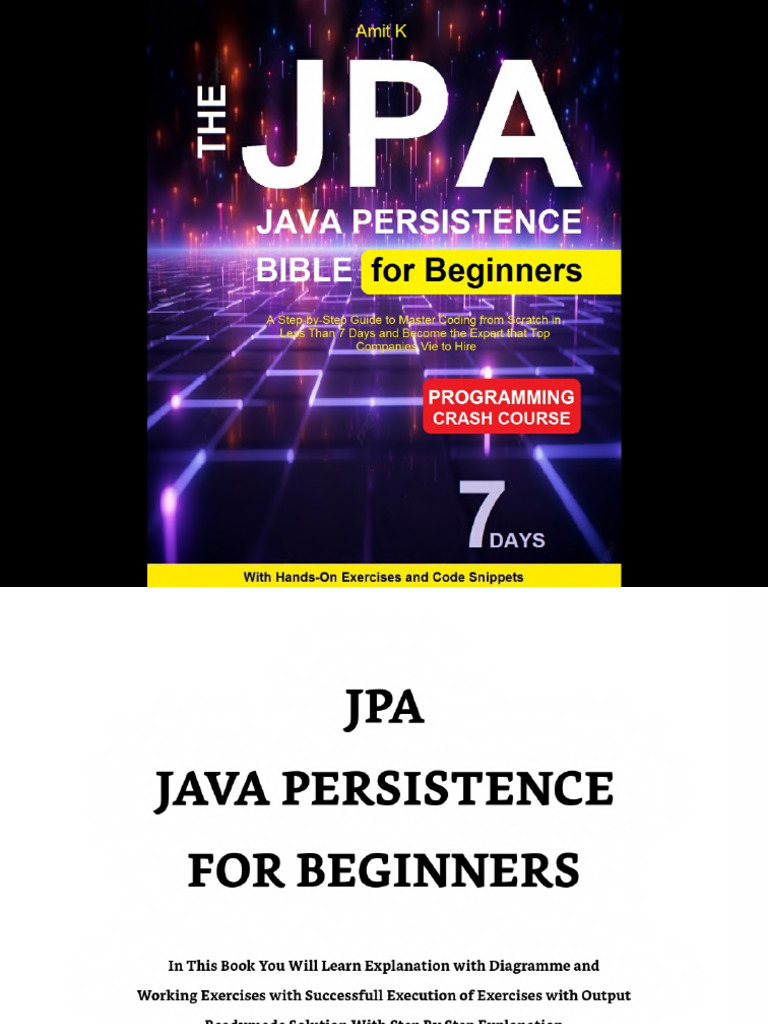 JPA Java Persistence API For Beginner | PDF
