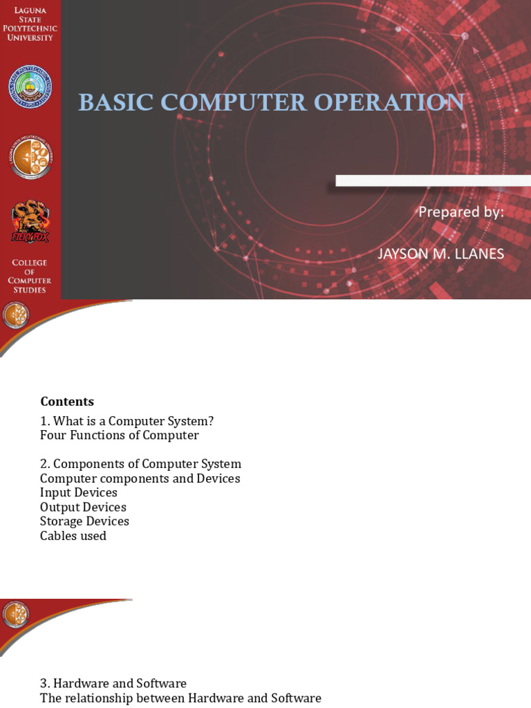 Elective BCO | PDF | Computer Hardware | Input/Output