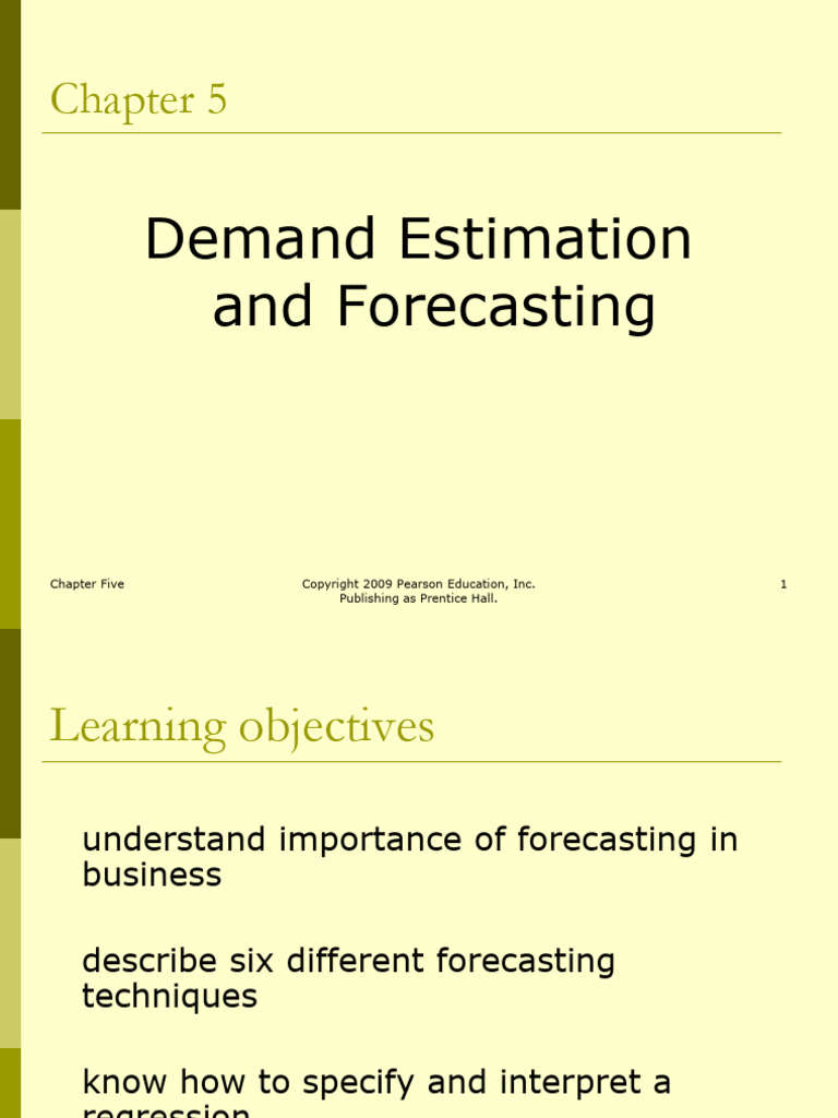new mangerial 6eCh05 | PDF | Forecasting | Regression Analysis