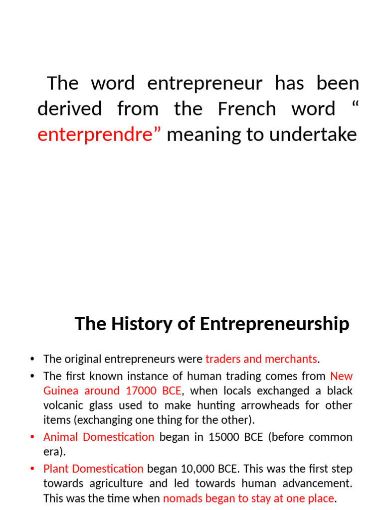 History of Entrepreneurship - 010134 | PDF | Entrepreneurship | Engines