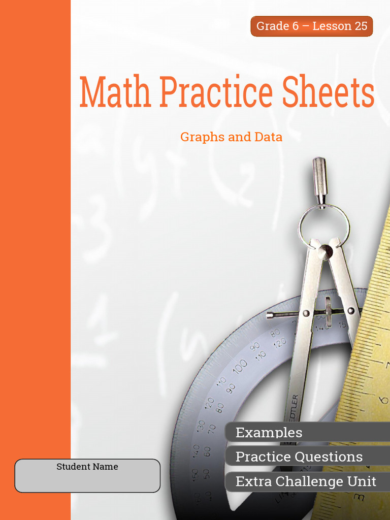Grade 6 Graphing Practice Worksheets | PDF | Worksheet
