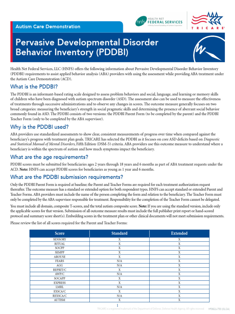 ABA Providers' Guide to PDDBI Use | PDF | Autism Spectrum | Pervasive ...