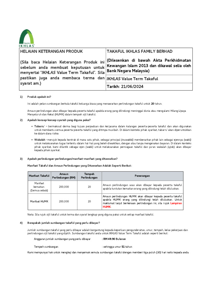 Value Term Pds Form Bm-Value Term Pds Form BM | PDF