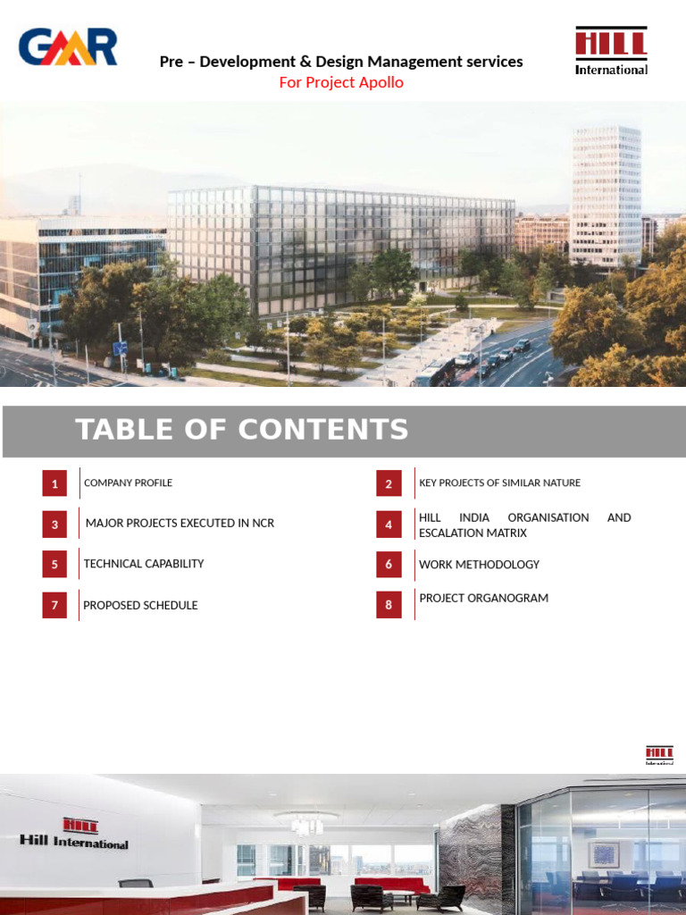 GMR PPT - Hill Intl - Project Appollo | PDF | Risk Management | Risk