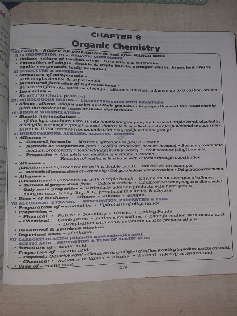 Dalal Chemistry Organic | PDF