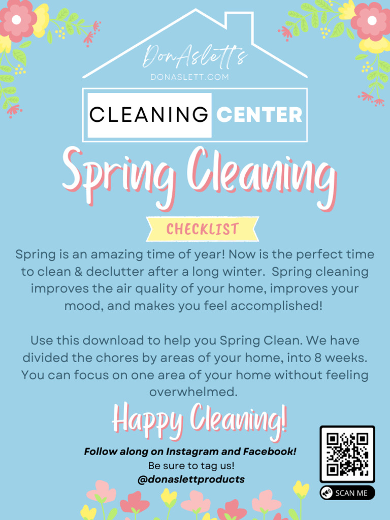 Ultimate Spring Cleaning Checklist | PDF | Vacuum Cleaner | Home