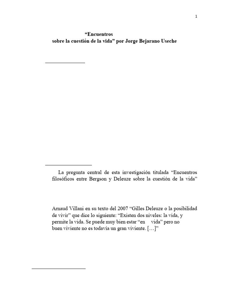 Estructura Sustentación de Tesis ESPAÑOL | PDF | Gilles Deleuze ...