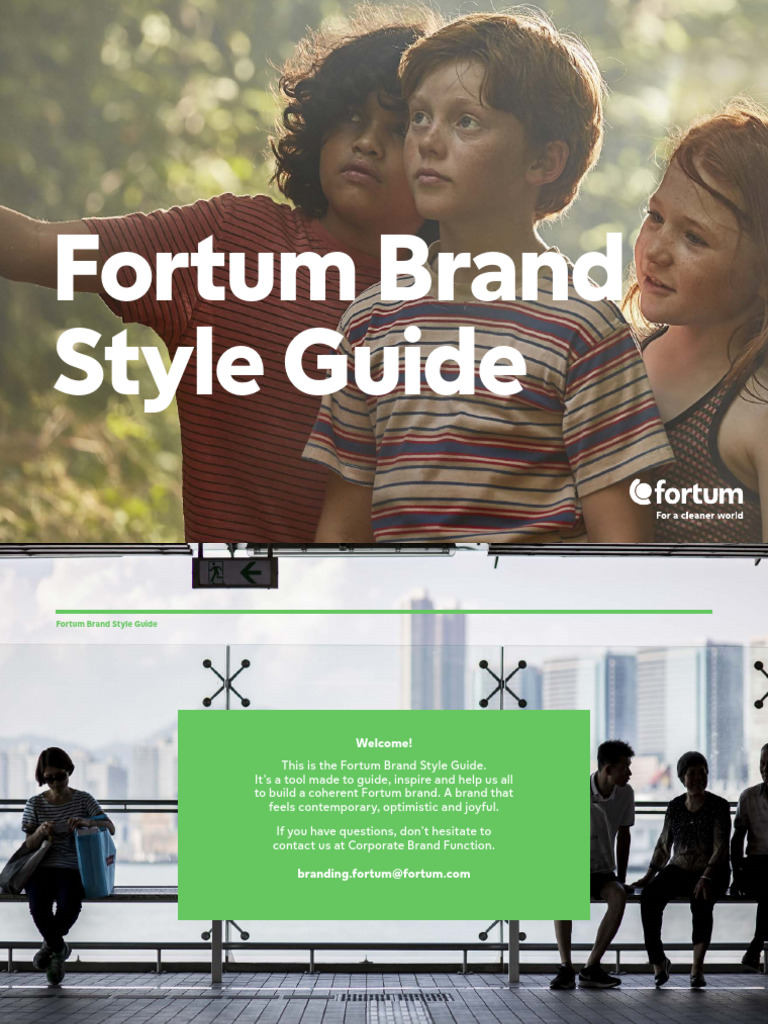 Fortum-2021 Brand Guide Book | PDF | Logos | Typography