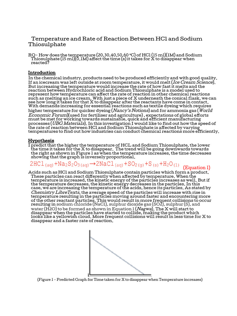 Temperature Effects on Reaction Rate | PDF | Reaction Rate | Chemical ...