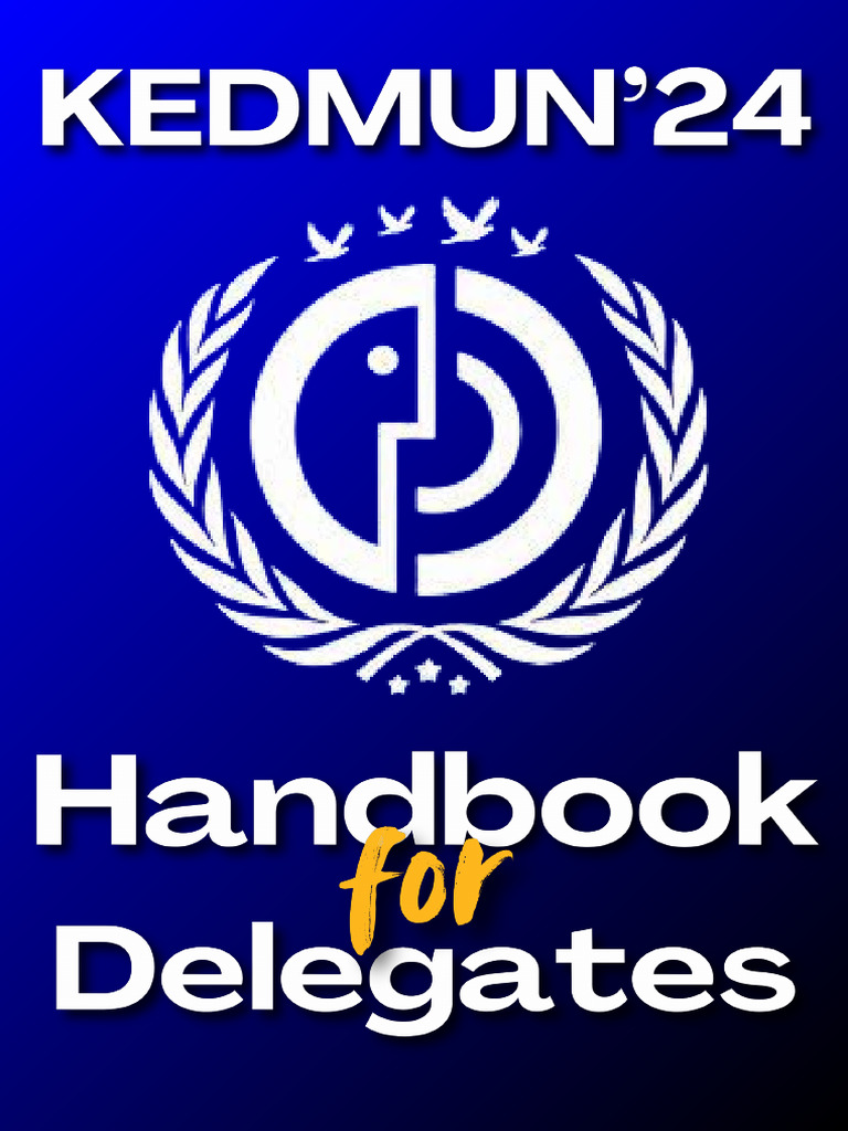 Delegate Handbook KEDMUN'24 | PDF