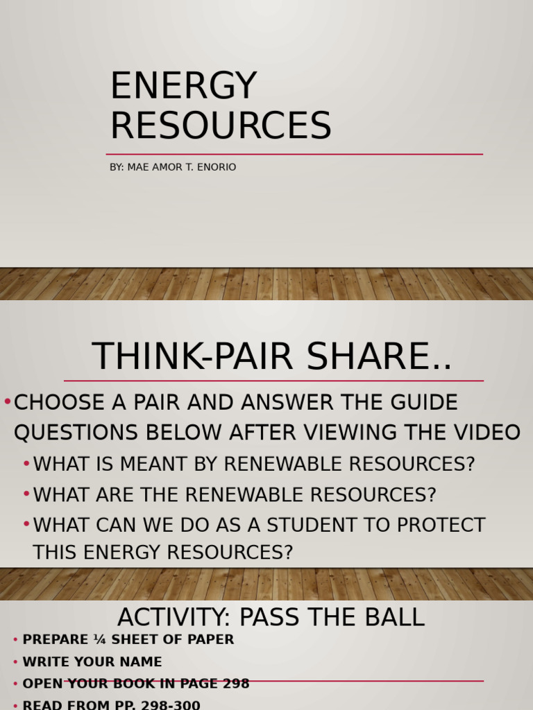 Energy Resources | PDF | Fuels | Coal