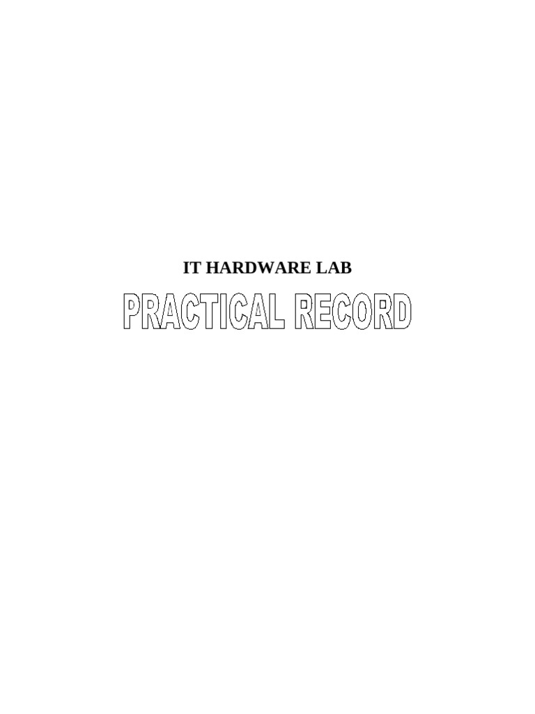 It Hardware Lab | PDF | Hdmi | Bios