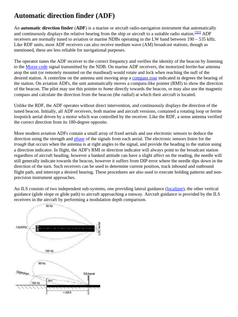 General Info about nav equipment | PDF | Transponder (Aeronautics ...