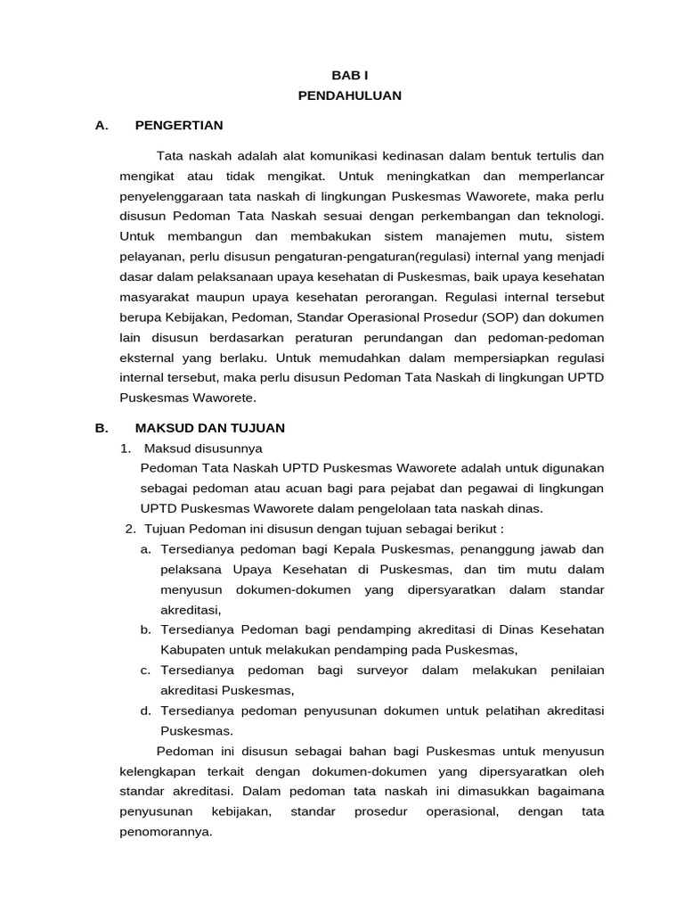 TATA NASKAH PKM 2023edit Baru | PDF