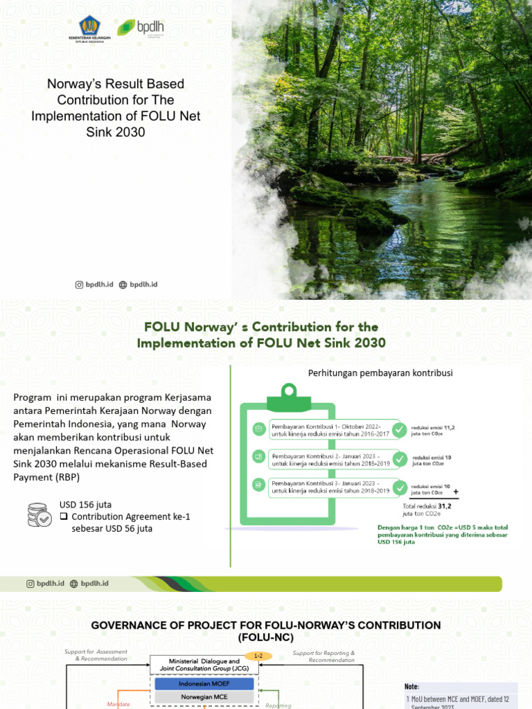 Bahan Paparan FOLU 17 Mei 2024 | PDF | Forestry | Agriculture