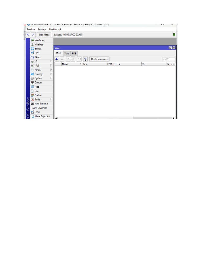 Tampilan Winbox | PDF