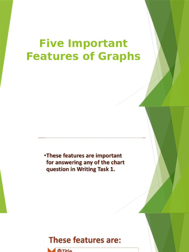 Five Important Features of Graphs | PDF
