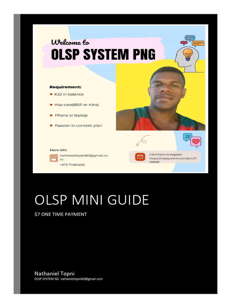 OLSP System: Unlock Income Potential | PDF | Login | World Wide Web