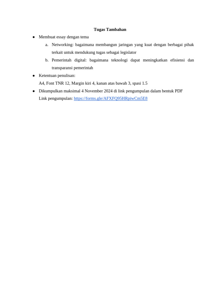 Tugas Tambahan TLD FP 2024 | PDF