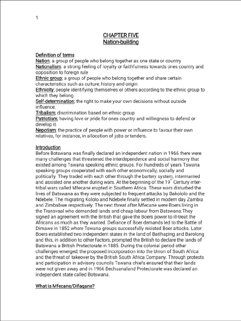 MODULE Nation-Building | PDF