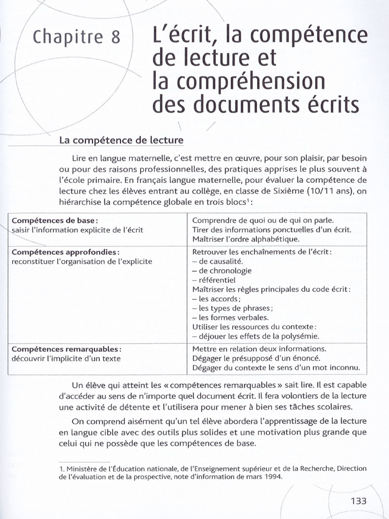 Chapitre 8 (Tagliante) | PDF