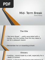 MidTerm Break | PDF