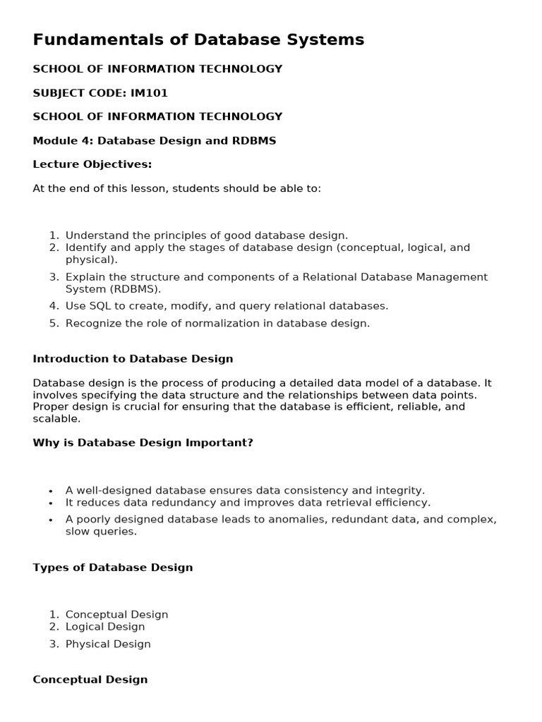 FUNDAMENTALS ADDITIONAL MIDTERM | PDF | Relational Database | Databases FUNDAMENTALS ADDITIONAL MIDTERM | PDF | Relational Database | Databases