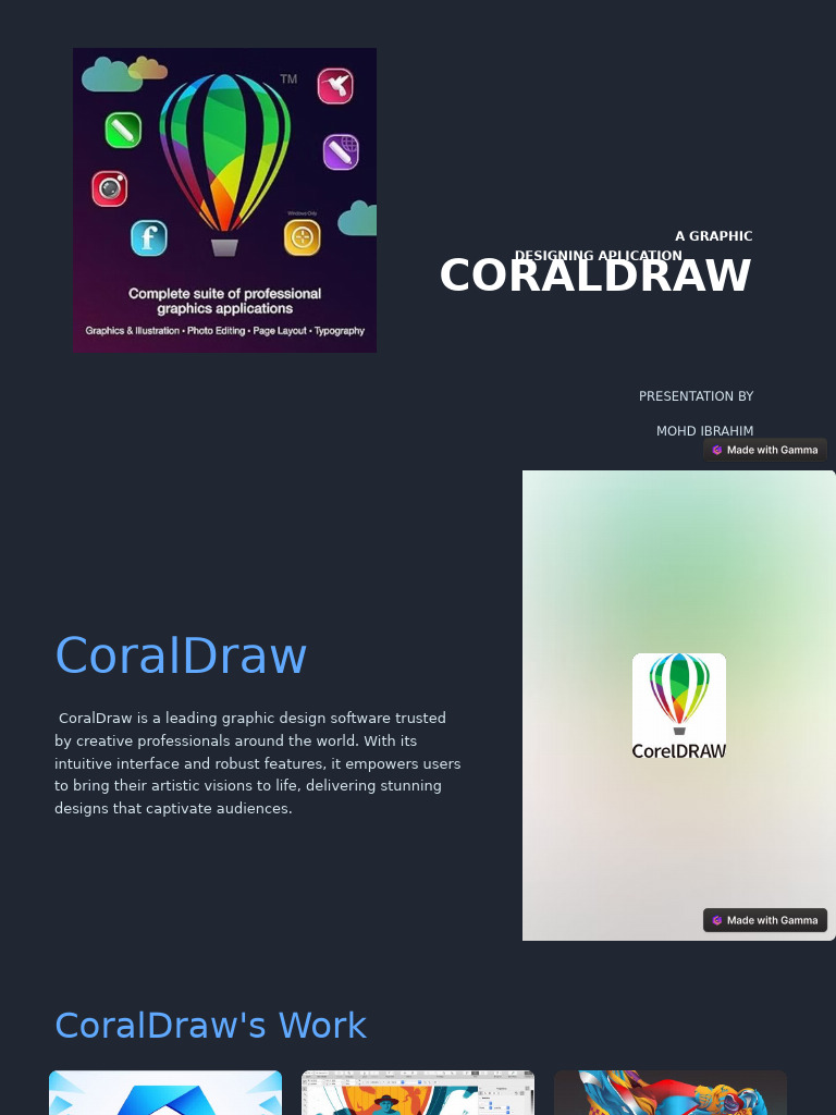 CoralDraw: Empowering Designers | PDF | Graphics | Image Editing