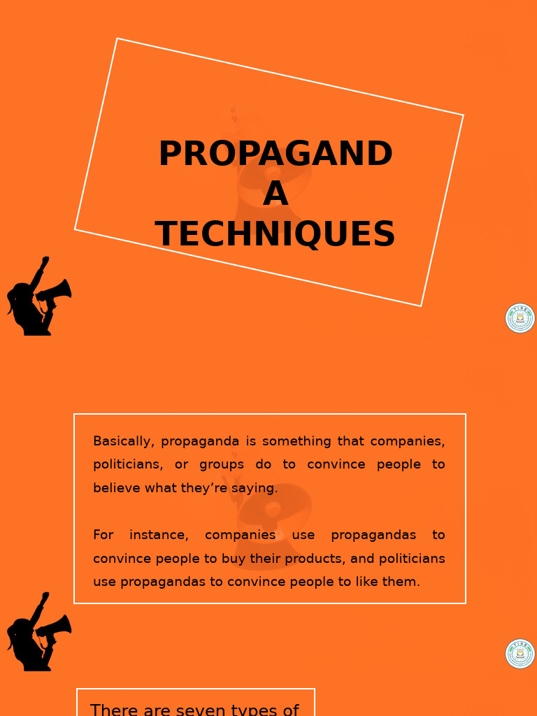 Understanding Propaganda Techniques | PDF