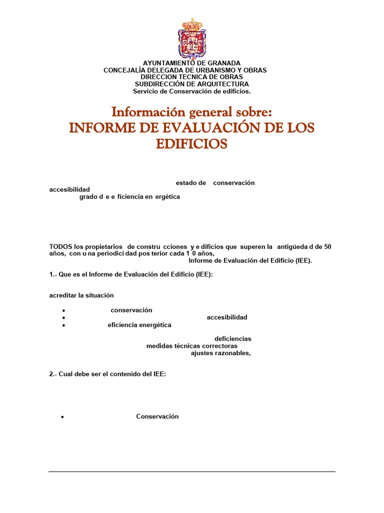 Informacion General IEE | PDF | Accesibilidad | Invalidez