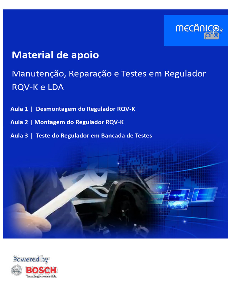 Apostila Video Aula Regulador RQV K e LDA | PDF