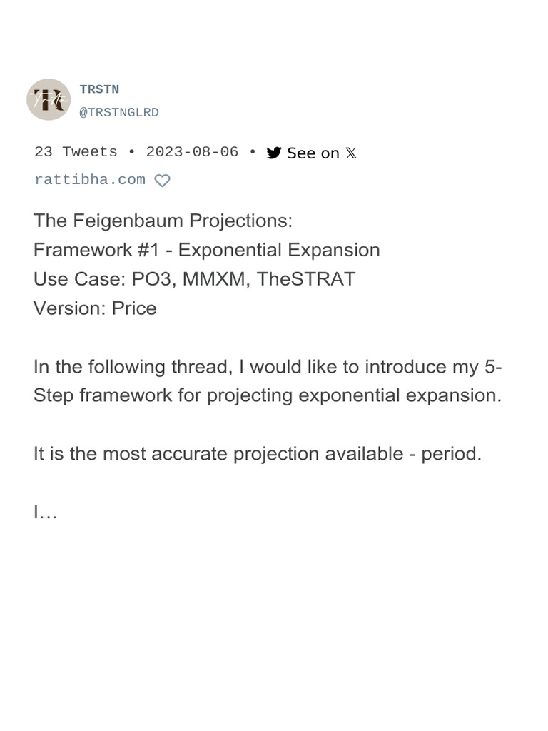Feigenbaum Projections Framework Guide | PDF | Perturbation Theory ...