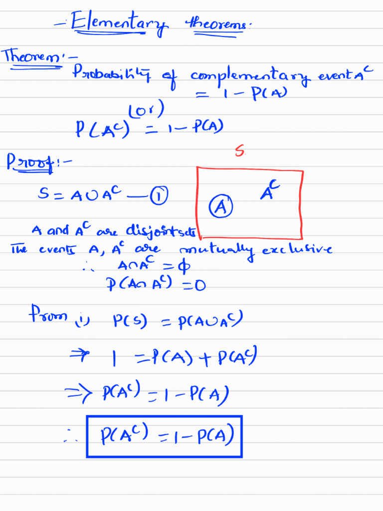 Elementary Theorems Pdf