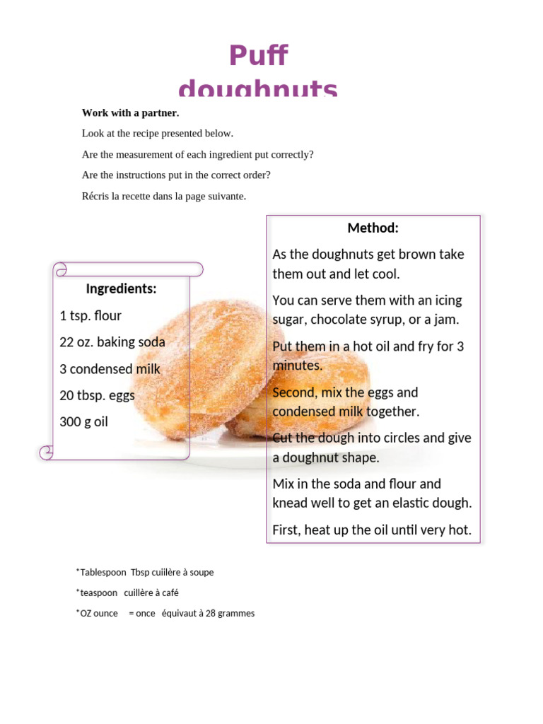 Easy Homemade Doughnut Recipe | PDF