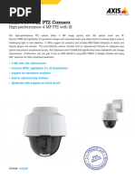 Datasheet Axis p3735 Ple Panoramic Camera en US 443423 | PDF | Camera ...