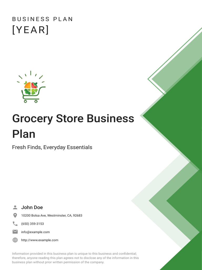 Grocery Store Business Plan Overview | PDF | Marketing | Retail
