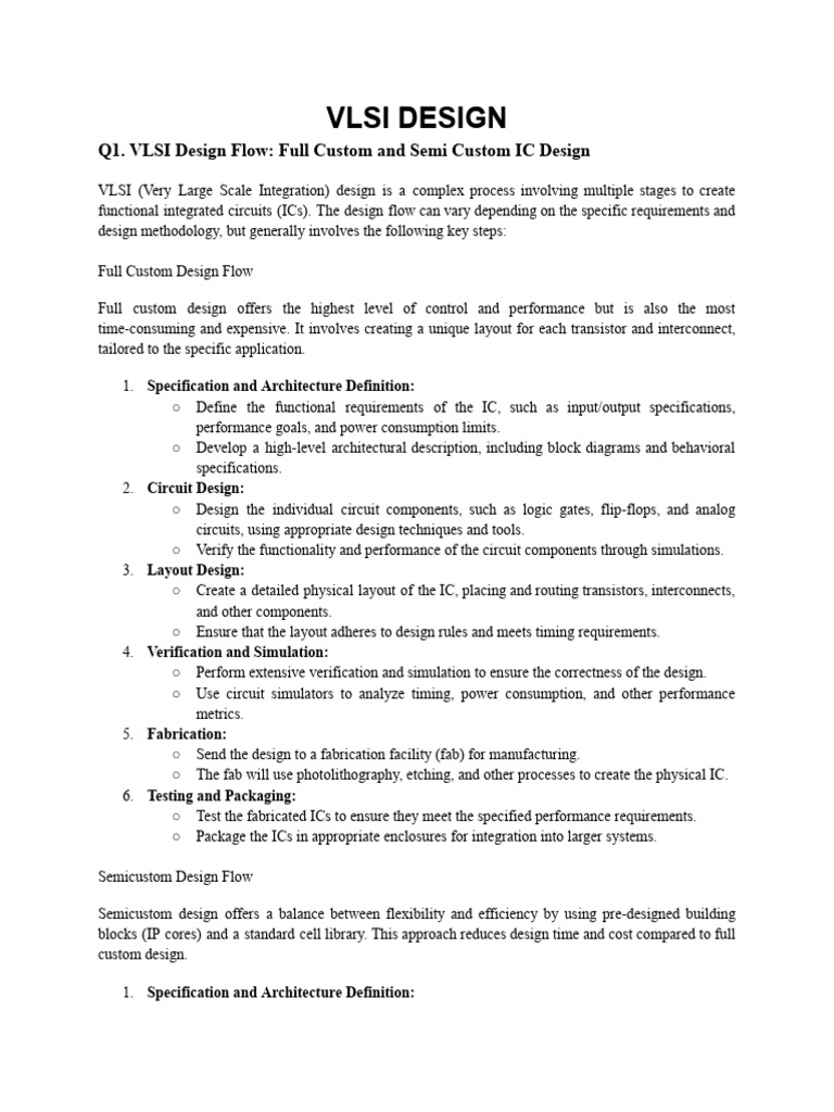 VLSI DESIGN CHP 1 | PDF | Bipolar Junction Transistor | Mosfet