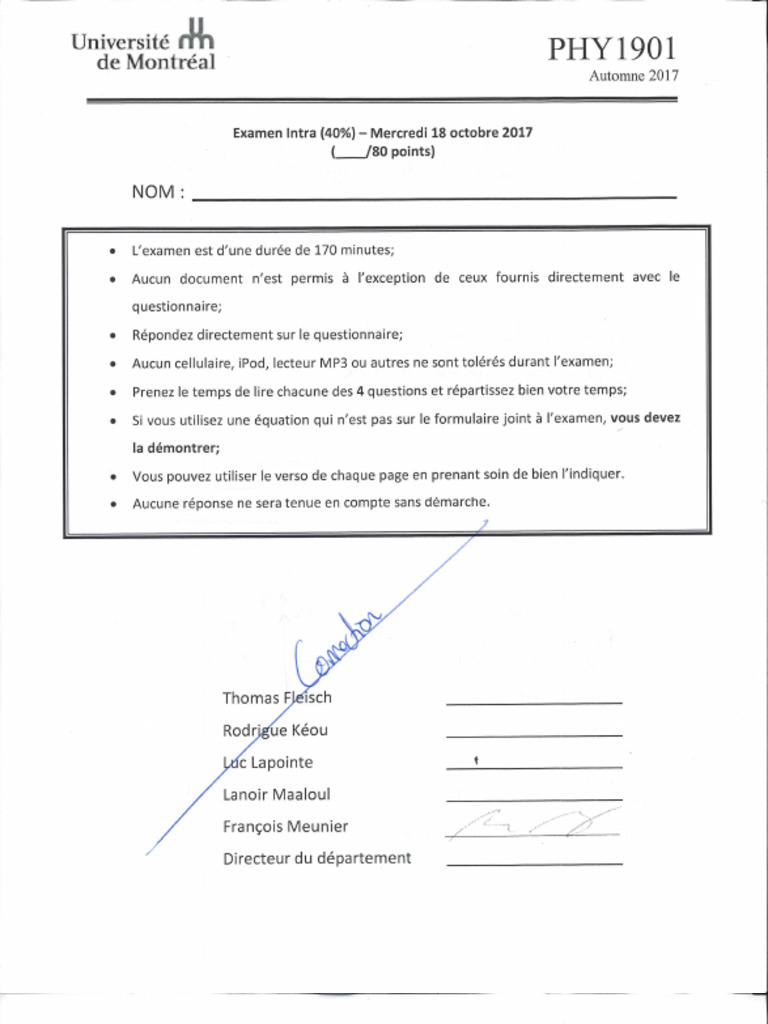 Intra A17 Avec Solution | PDF