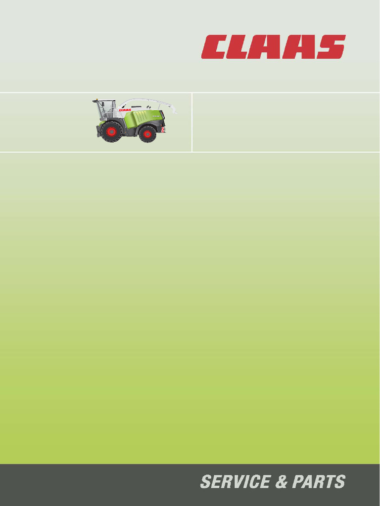 Claas Jaguar 980 - 970 960 950 940 930 (Type 497) - Operator's Manual | PDF | Safety | Manual ...