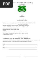 PiXL Primary Year 6 Arithmetic Test 6 | PDF